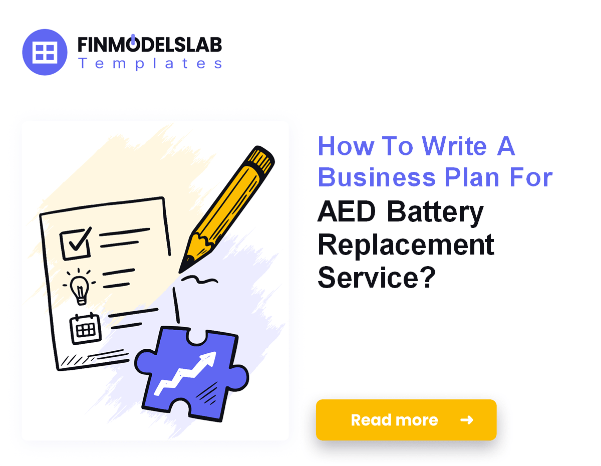 7 Steps to Write an AED Service Plan: 5-Year Forecast