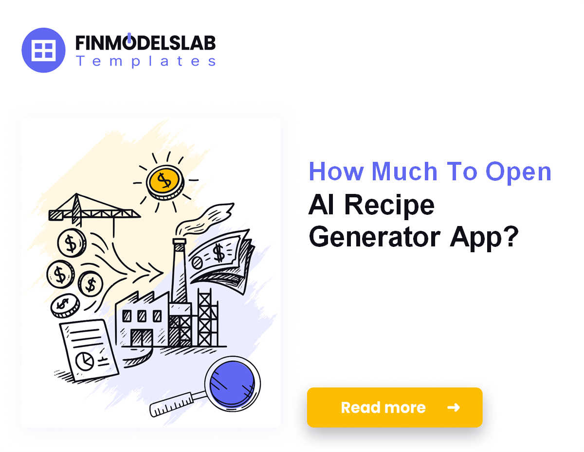AI Recipe App Startup Costs: $125K CAPEX, $767K Cash