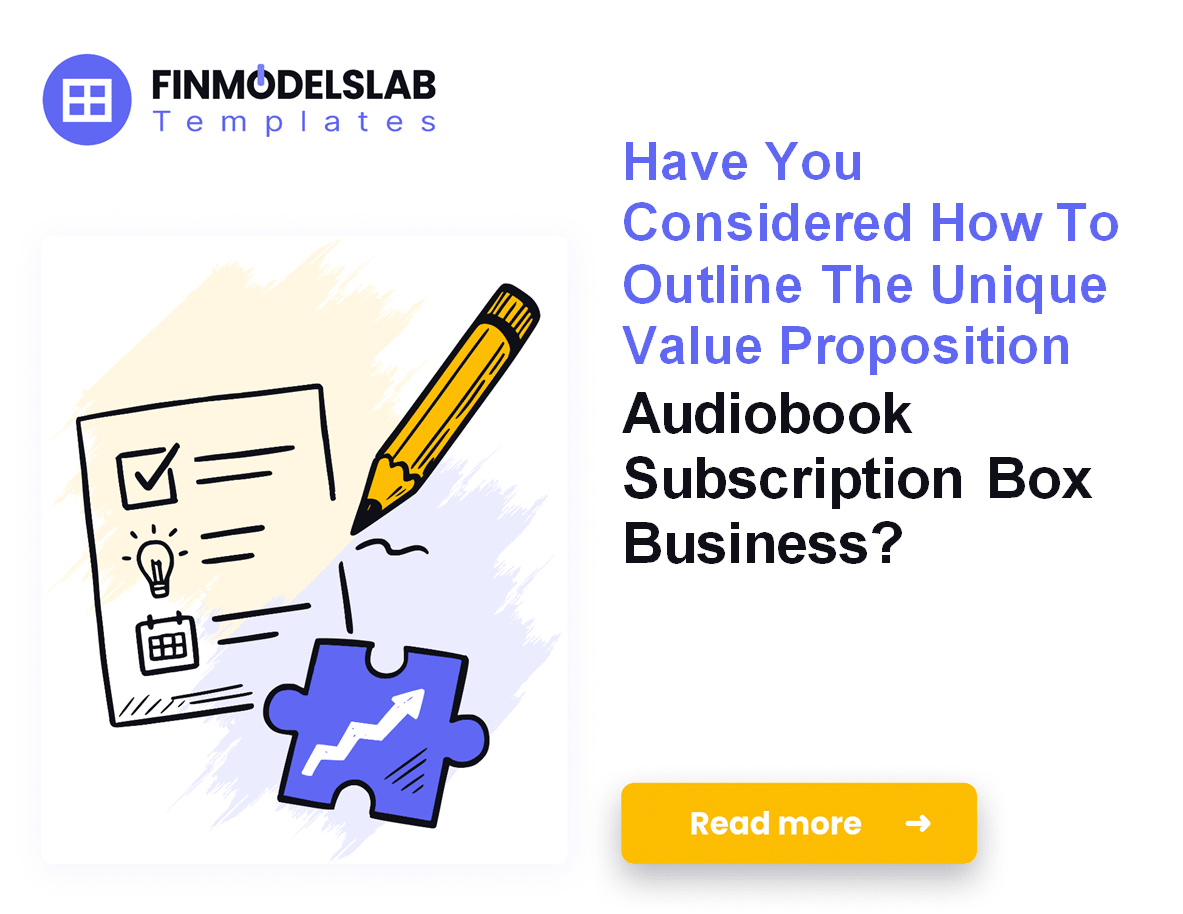 7 Steps to Write an Audiobook Box Plan (5-Year Forecast)