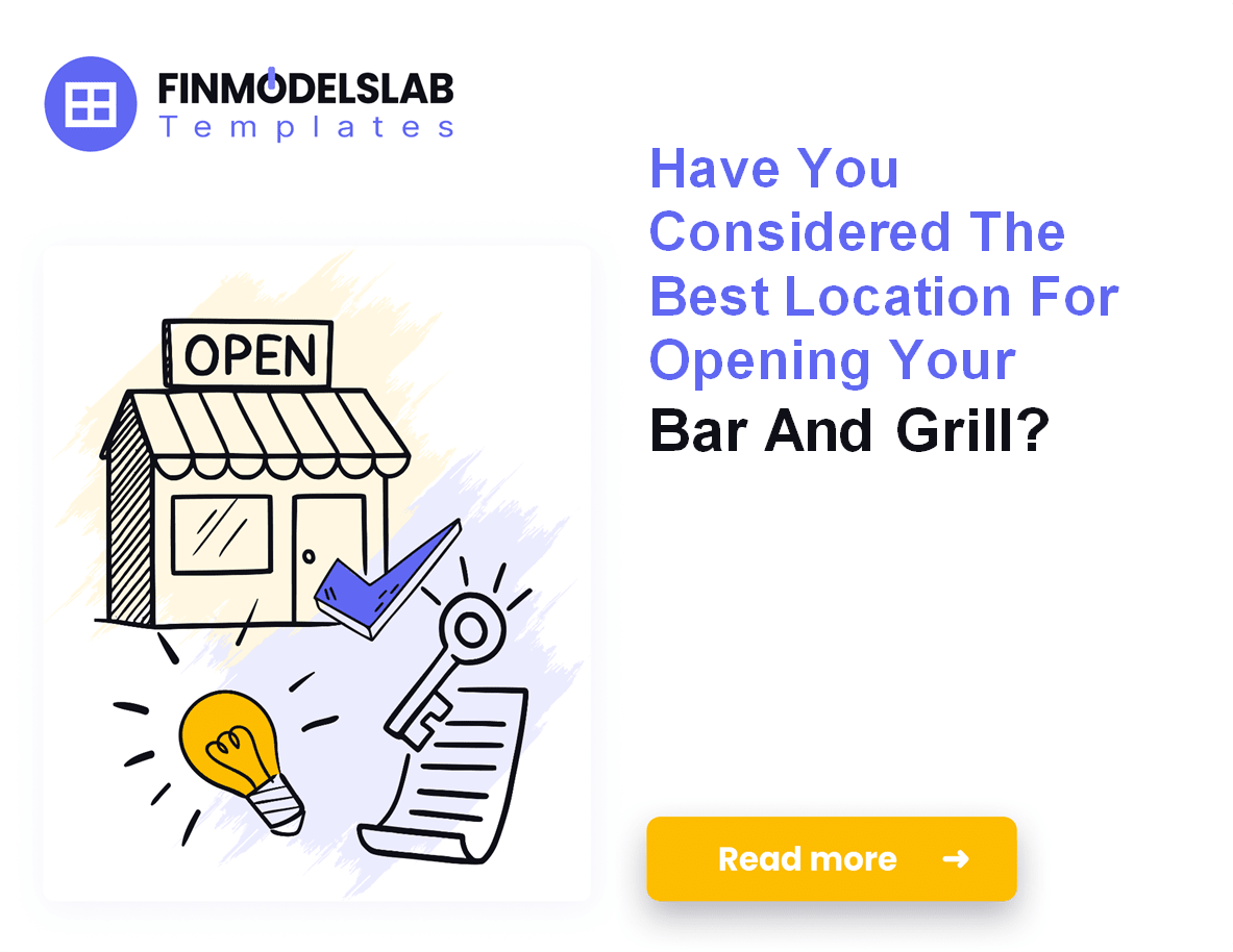 Bar and Grill Financial Plan: $725K Startup, 3-Month Breakeven;