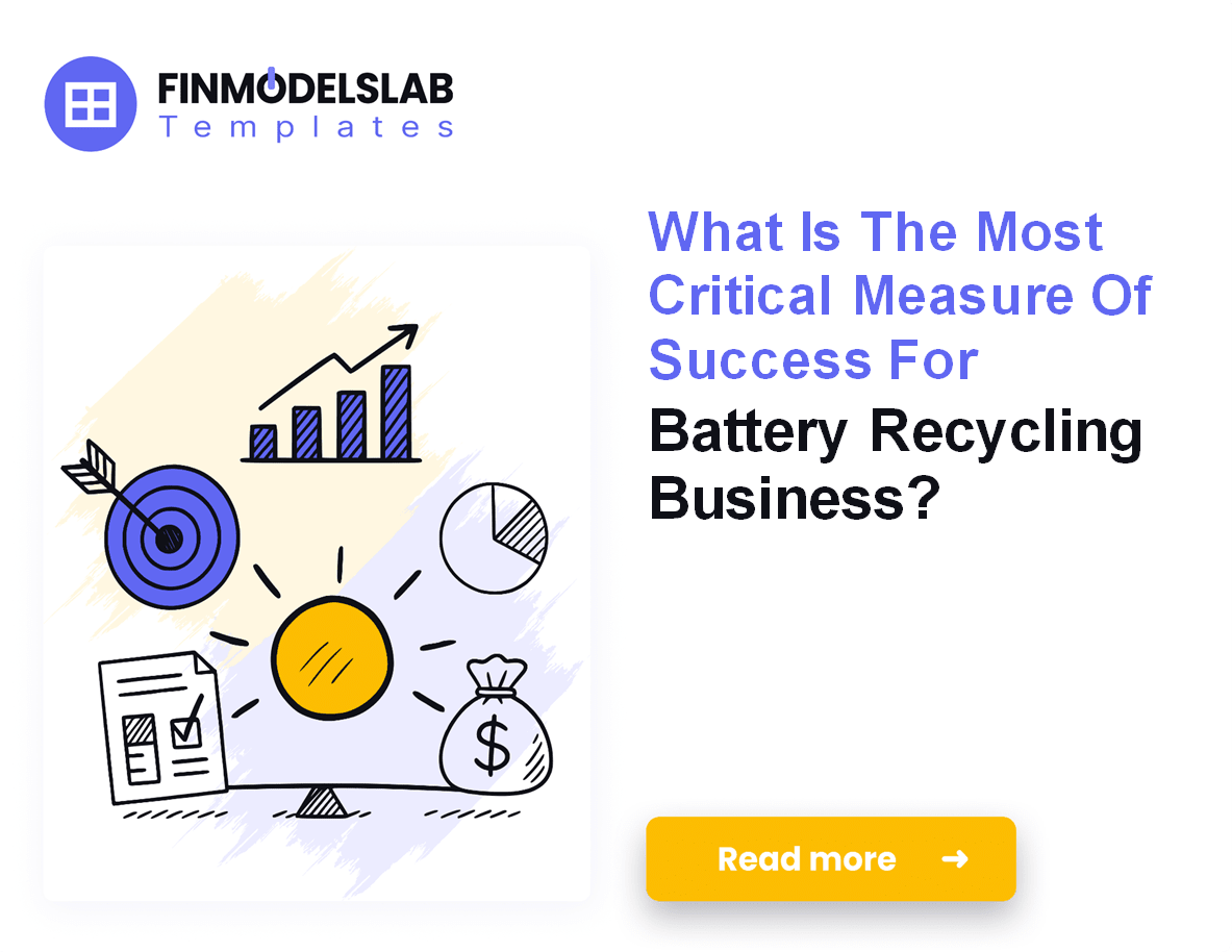 7 Battery Recycling KPIs: Margin, Yield, and $28M CAPEX;