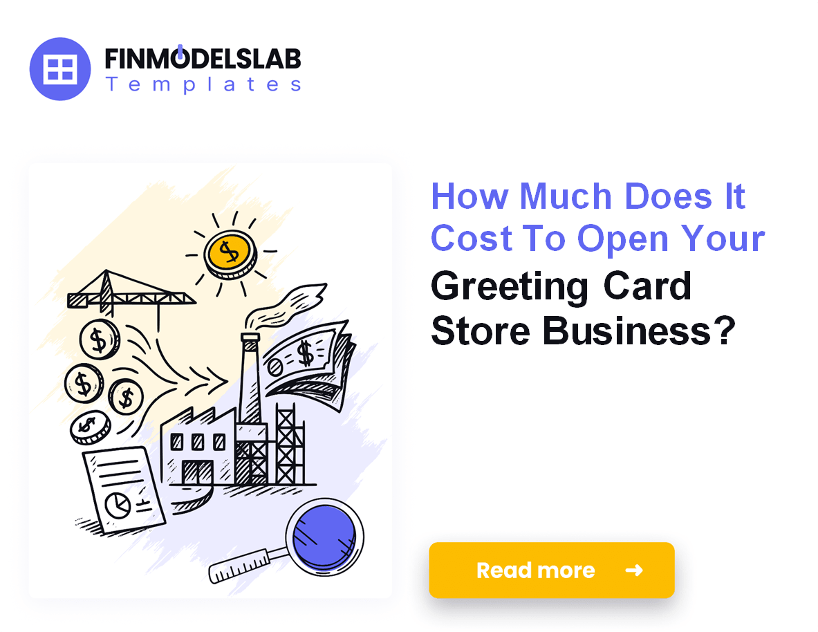 Greeting Card Store Startup Costs: $83k CAPEX & 26 Months to Profit;
