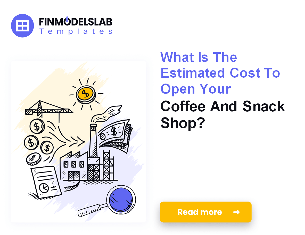 Coffee and Snack Shop Startup Costs: $170k CAPEX, 17-Month Breakeven;
