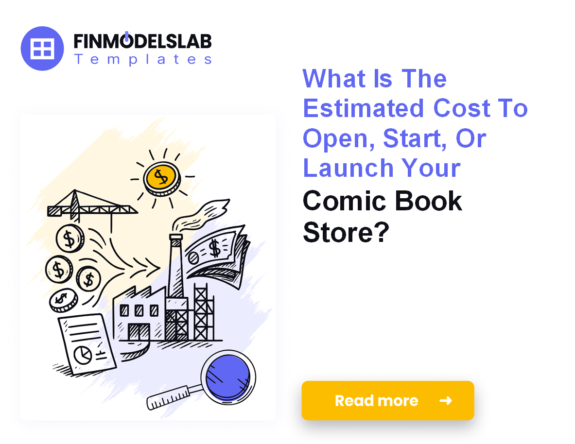 Comic Book Store Startup Costs: $715K, Month 31