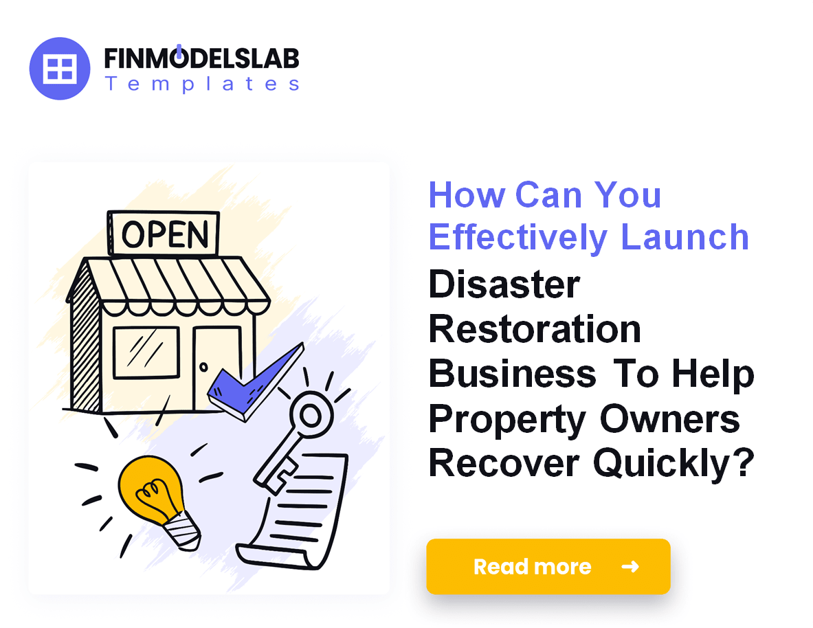 Disaster Restoration: Launch Plan, CAPEX, and 3-Month Breakeven;