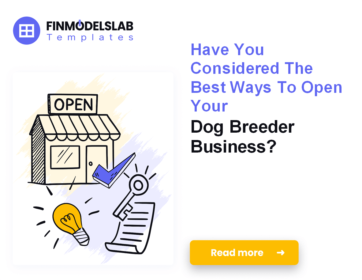 Dog Breeder Business Plan: Costs, $641K Cash, 18 Months;