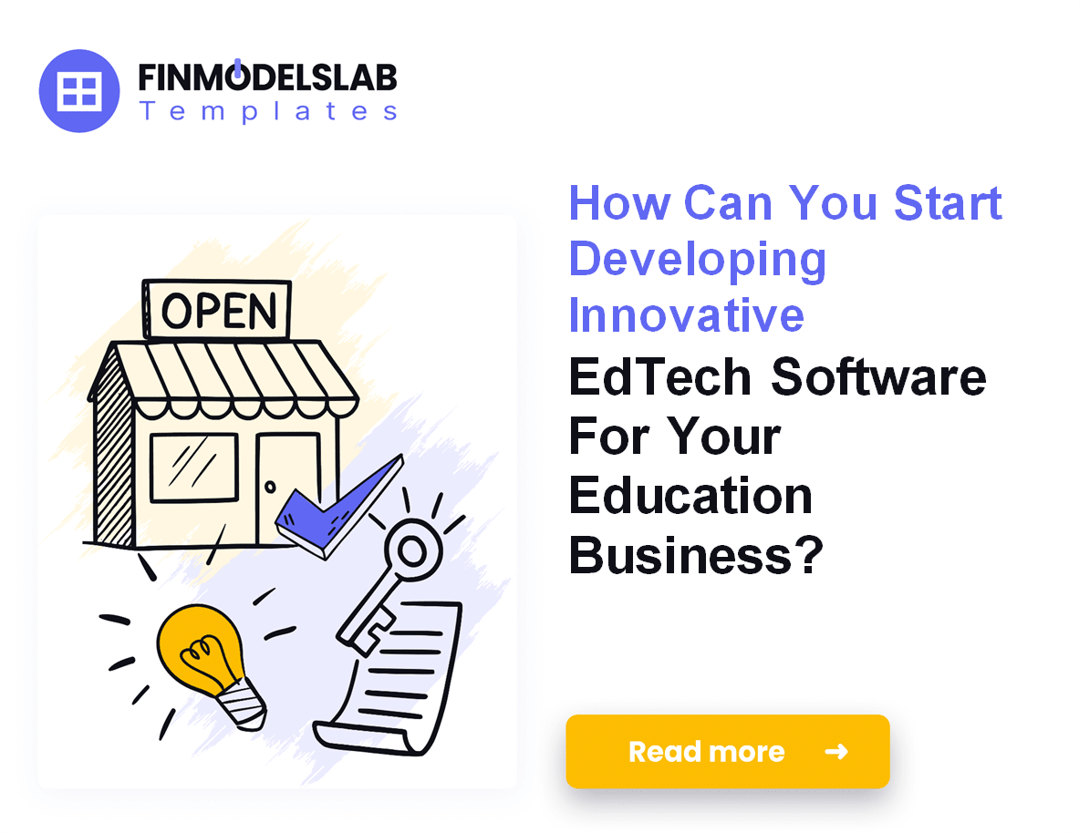EdTech Software Plan: $858K Cash, 2-Month Breakeven;