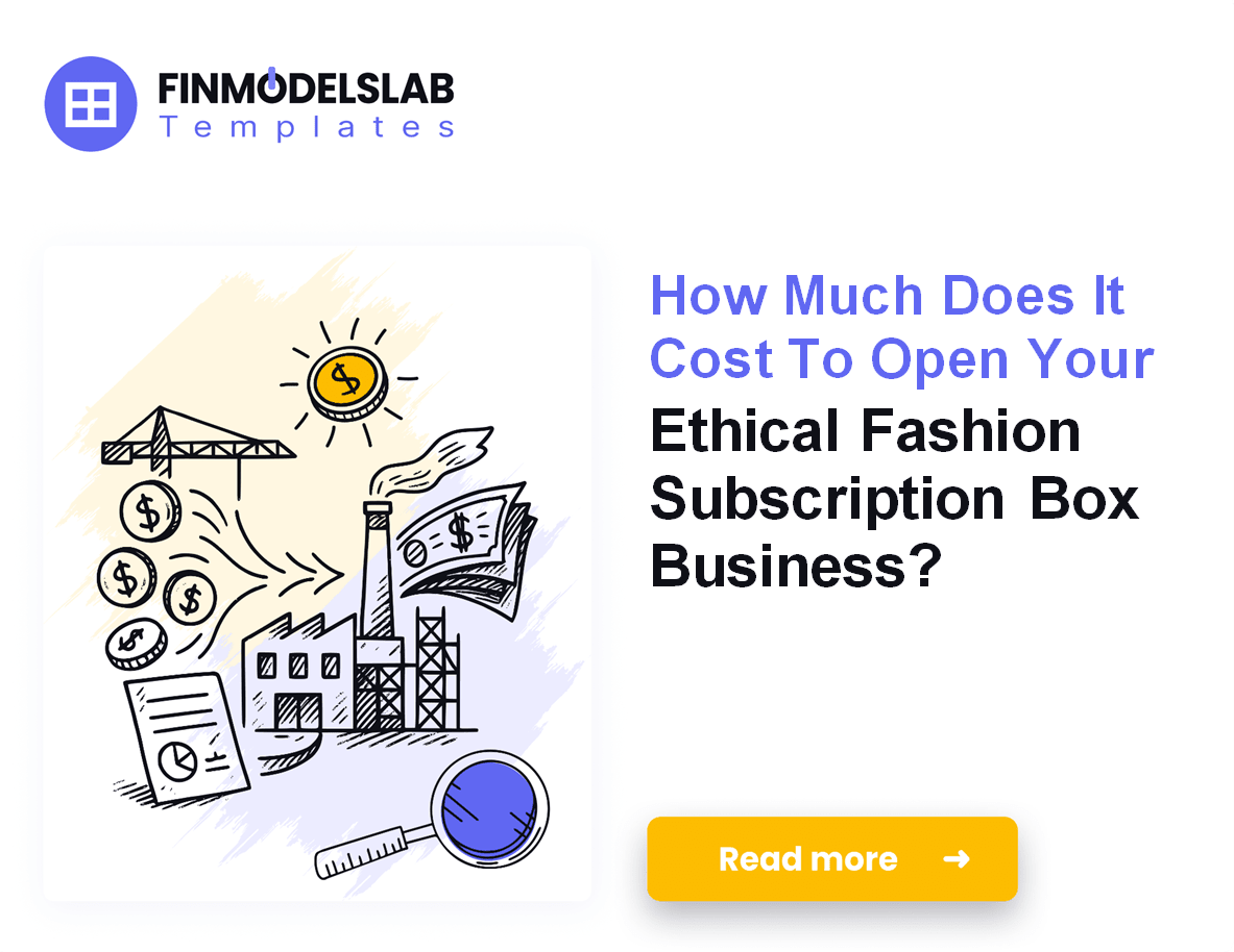 Ethical Fashion Subscription Box Startup Costs: $817K Needed;