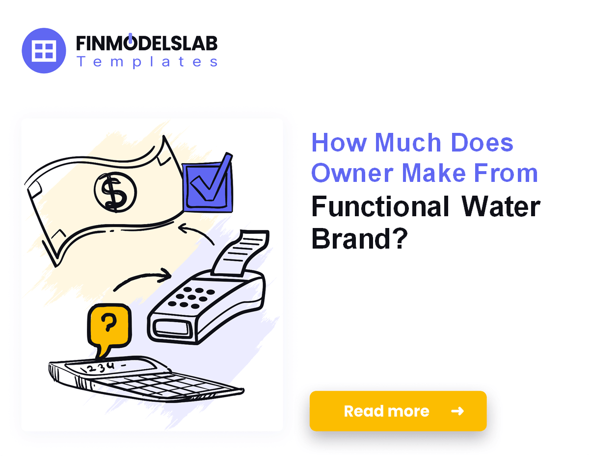 Functional Water Brand Owner Income: $27M to $158M