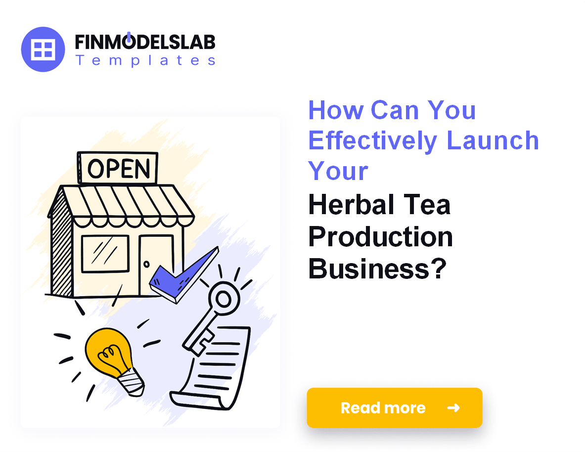 Launch Herbal Tea Production: $395K CAPEX, 2-Month Breakeven;
