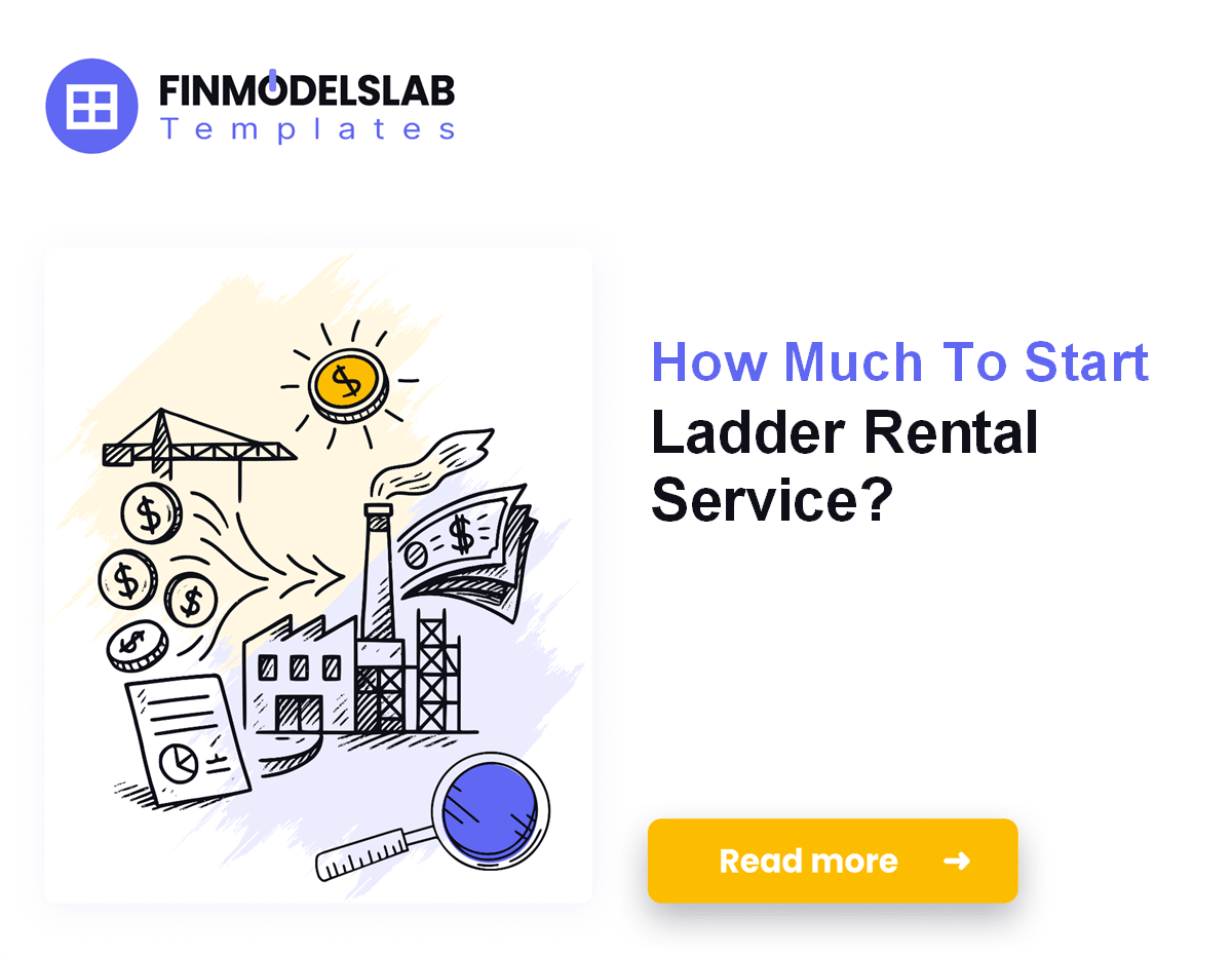Ladder Rental Service Costs: $205K CAPEX, $424K Buffer