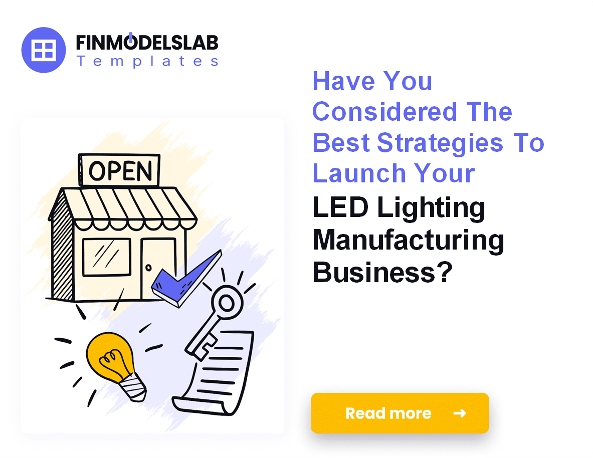 Launch LED Lighting Manufacturing: Costs & 5-Year Plan;