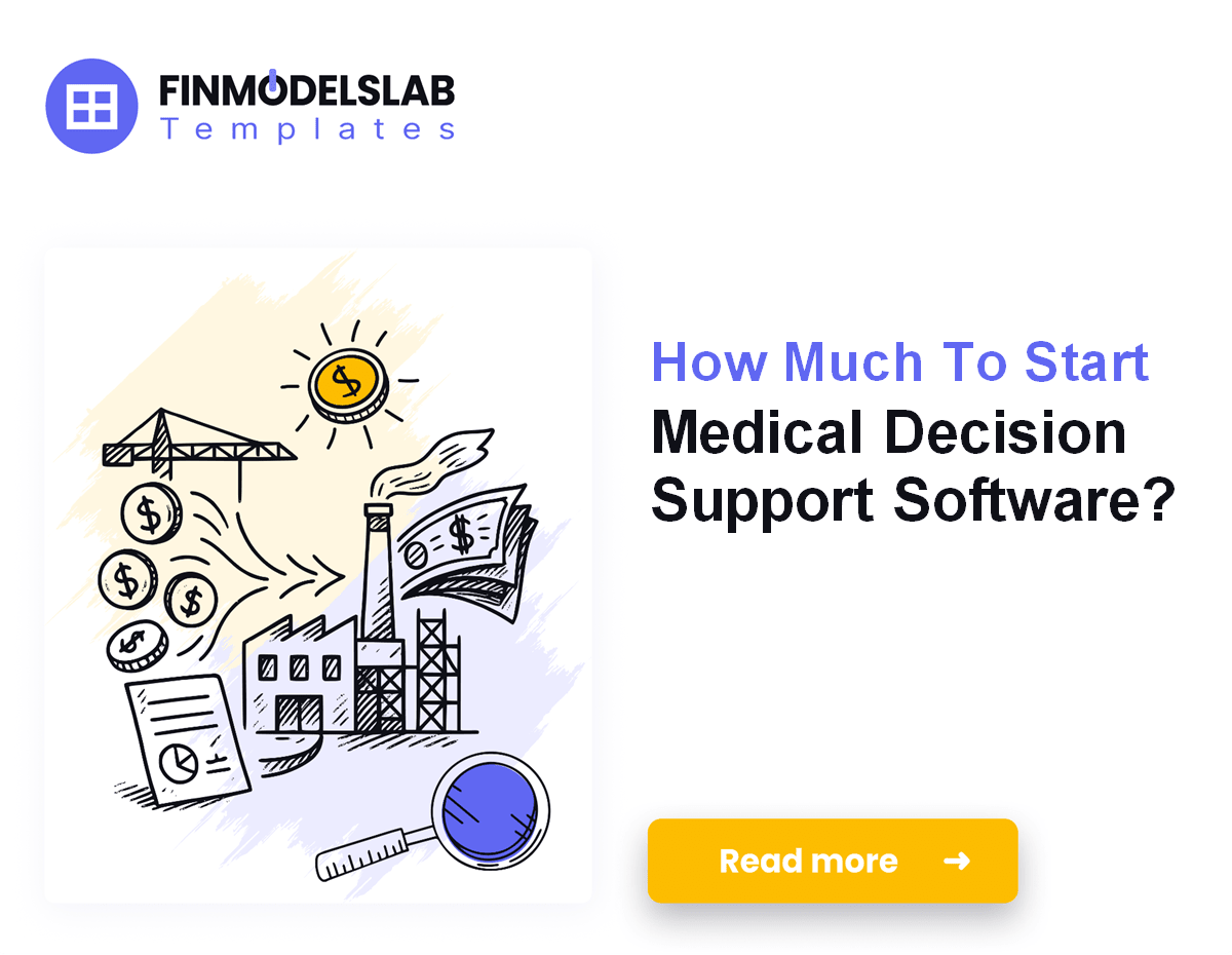 Medical Decision Support Software Startup Costs: $446K Minimum
