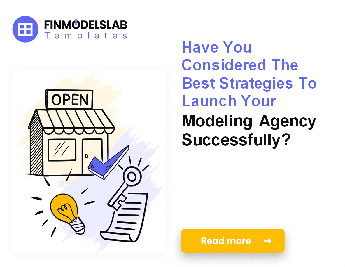 Modeling Agency Financial Plan: $298K Cash, 18-Month BE;