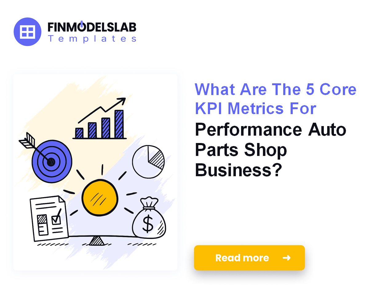 7 KPIs for Performance Auto Parts Shop: $1,597 AOV, 88% Margin