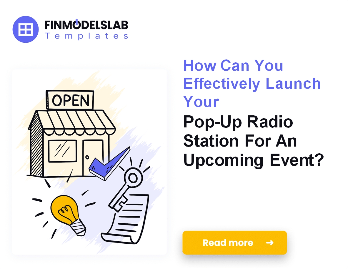 Pop-Up Radio Station: $330K CAPEX, Breakeven in 25 Months;