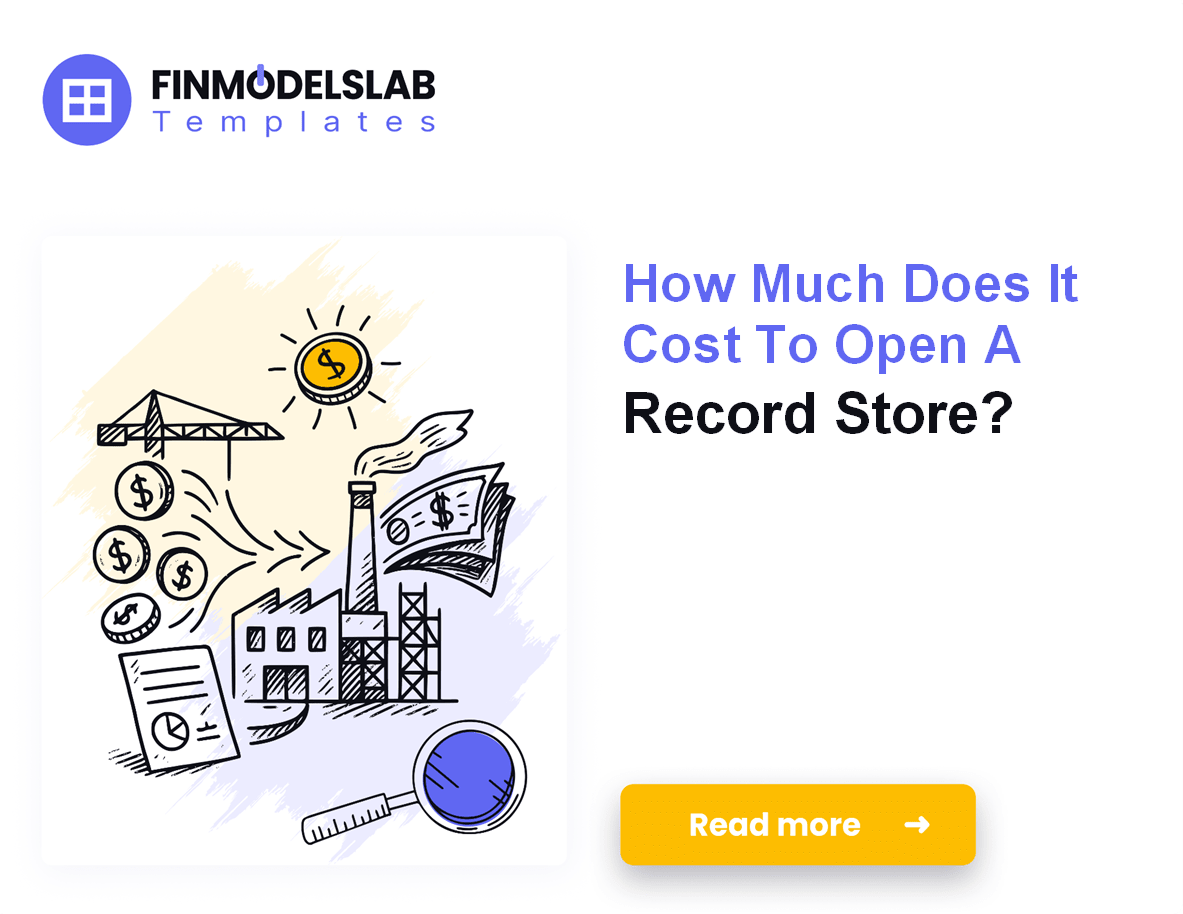 Record Store Startup Costs: $32K CAPEX, $640K Cash Required;
