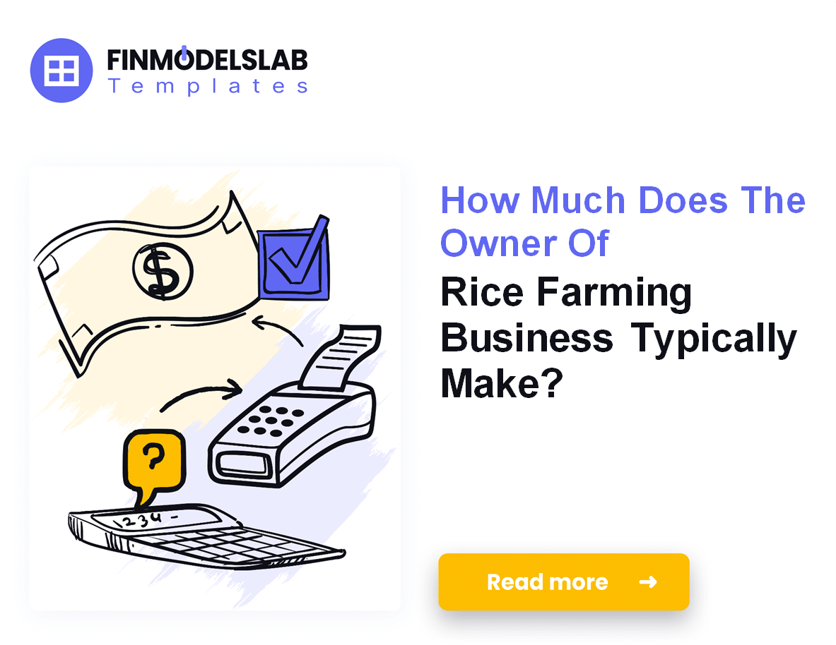 Rice Farming Owner Income: $500K+ Earnings