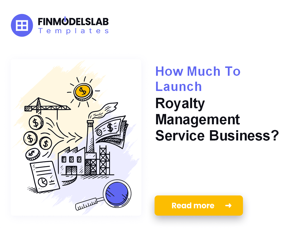 Royalty Management Service Startup Costs: $720K CAPEX