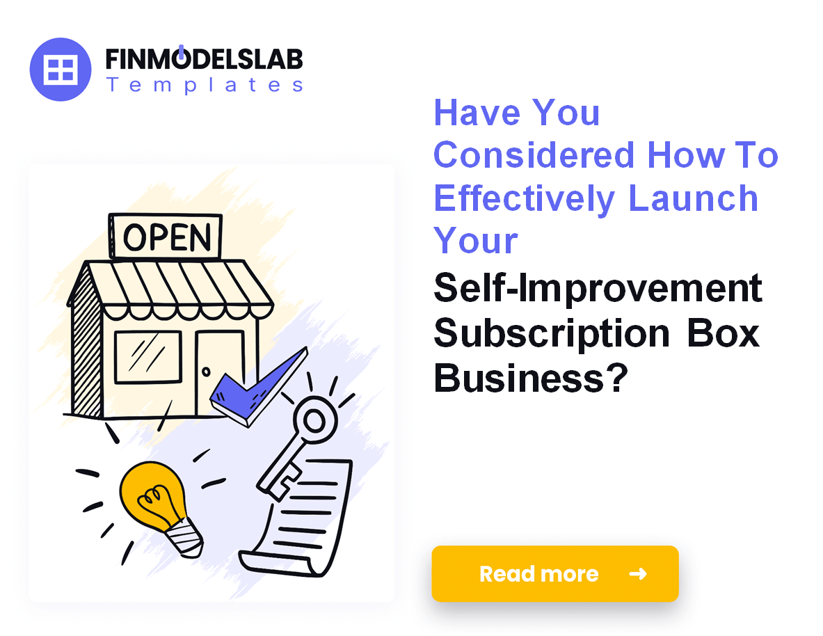 Launch a Self-Improvement Box: Costs, $188K CAPEX, & 82% Margin;