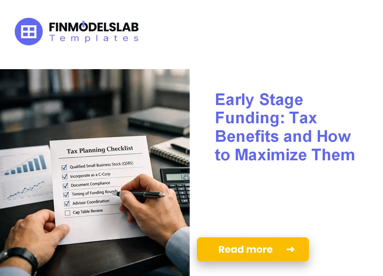 How to Leverage Tax Benefits of Early Stage Funding