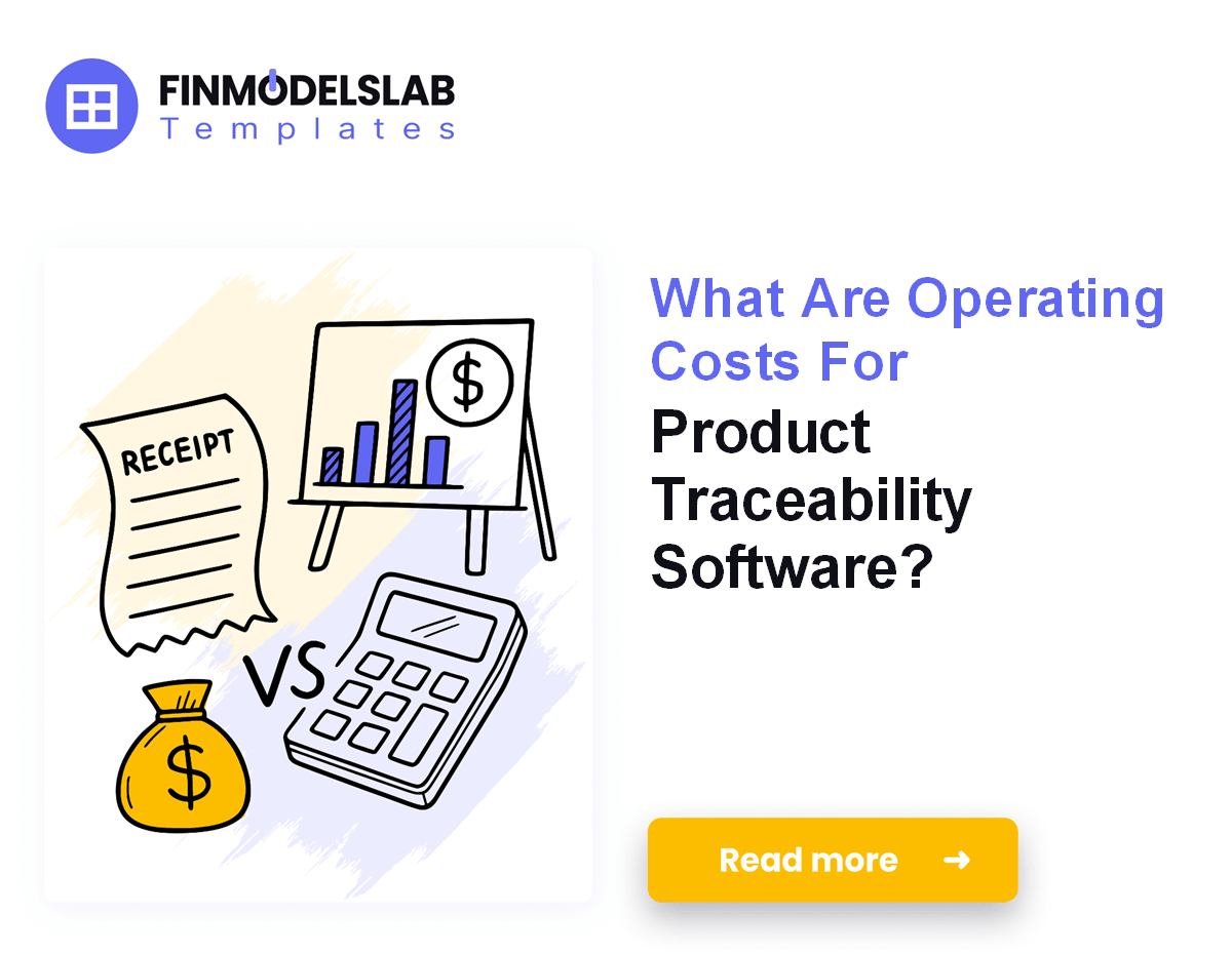 Product Traceability Software Running Costs: $105k/Month Fixed