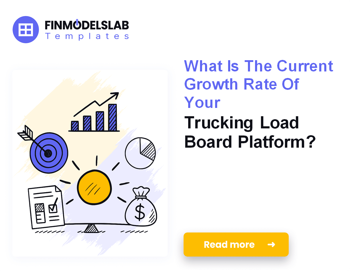 Trucking Load Board Running Costs: $735k Fixed, 9-Month Breakeven;