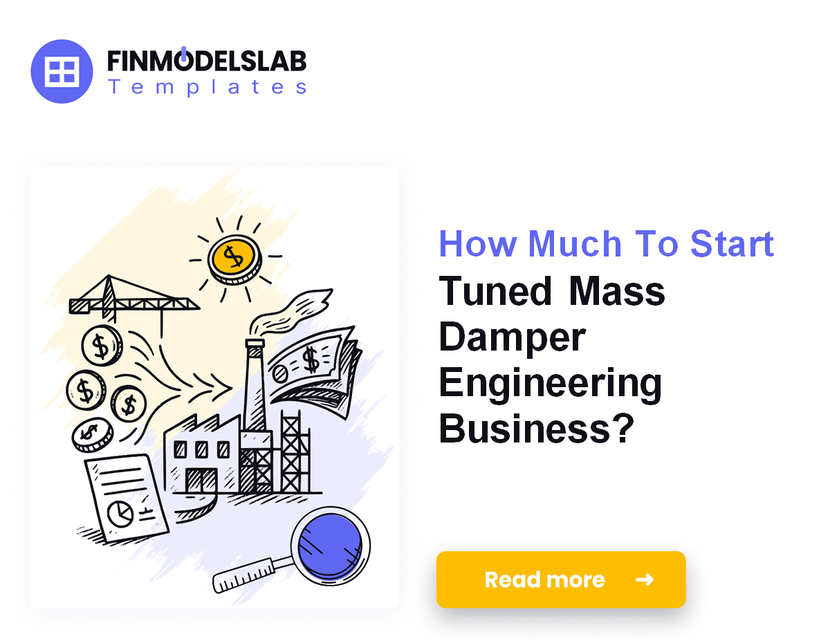 Tuned Mass Damper Engineering Startup Costs: $720K CAPEX