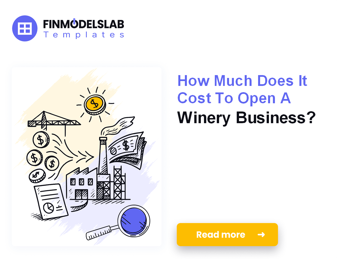 Winery Startup Costs: $12M Budget, $995K Year 1 Revenue;