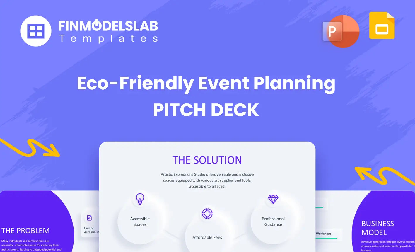 Eco-Friendly Event Planning Deck: 5-Year EBITDA $175K-$6.7M