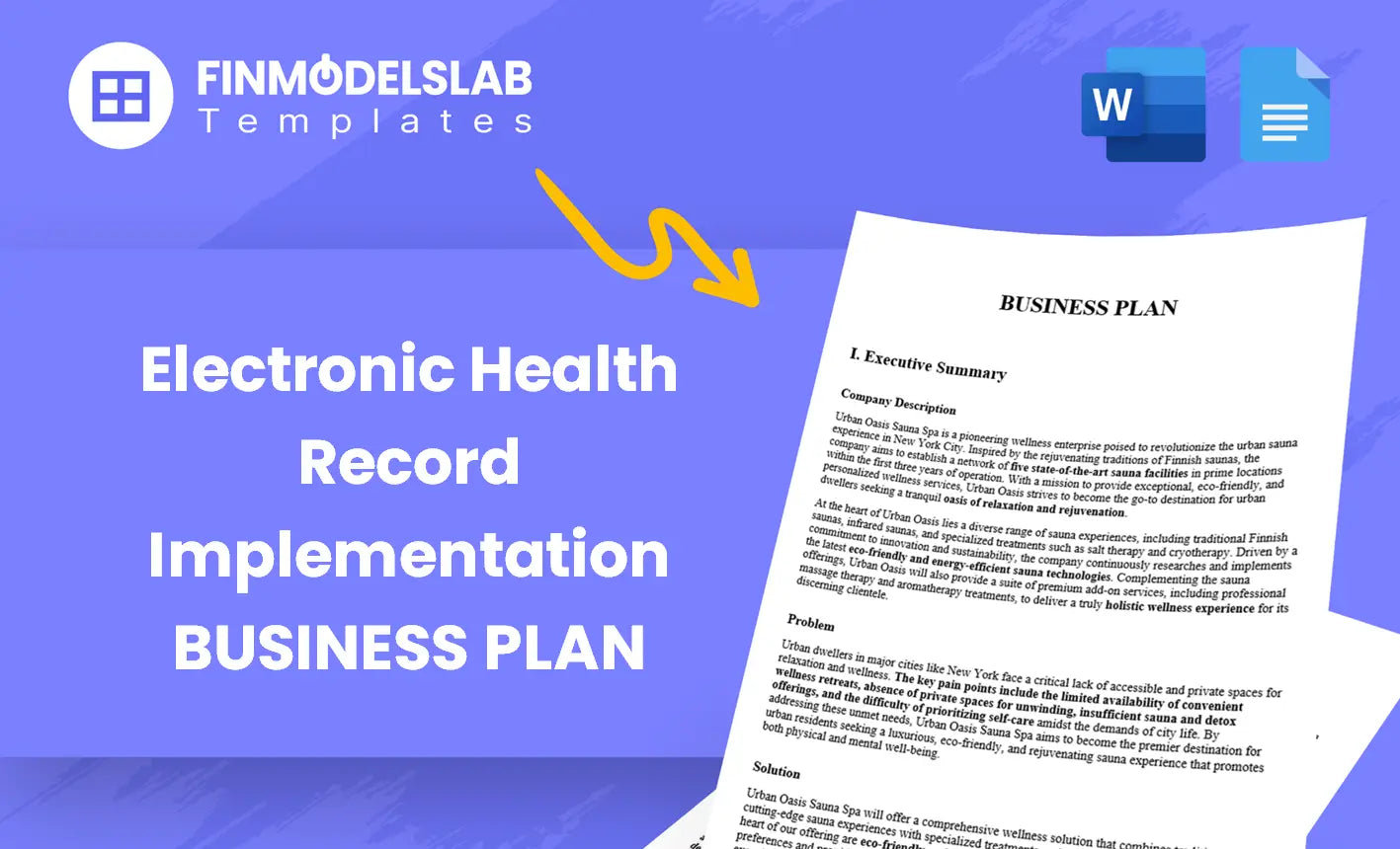 Electronic Health Record Implementation Plan: 9-Mo Breakeven $3.8M Rev