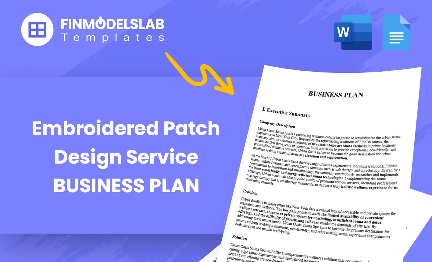Embroidered Patch Design Service Plan: 5Yr Revenue $369K-$2M Forecasts