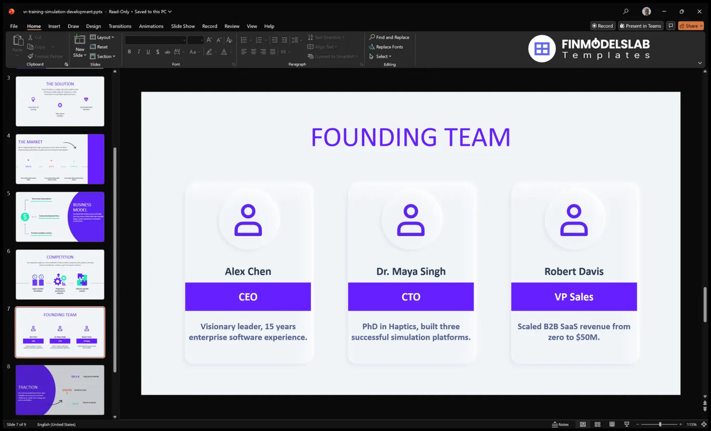 Vr Training Simulation Pitch Deck Template: 5 FAQs